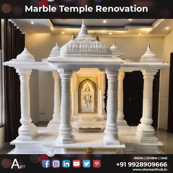 Marble Temple Construction - Stone Art Hub | PDF