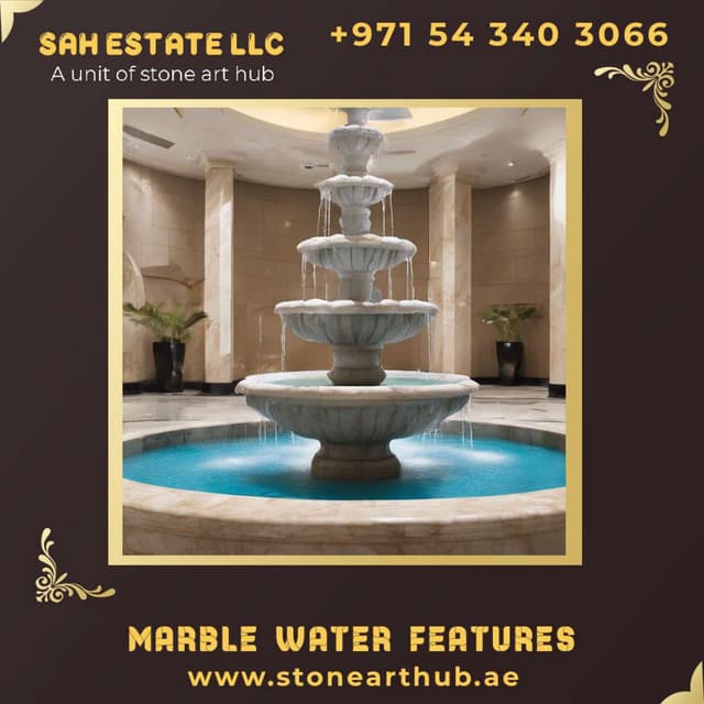Marble Water Features - SAH ESTATE LLC UAE | PDF