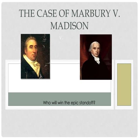 Marbury v. madison | PPTX