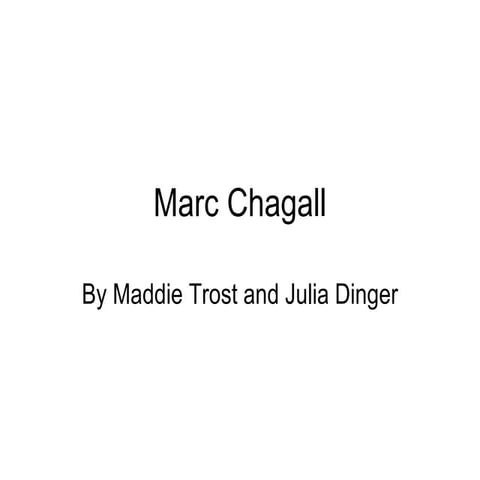 Marc Chagall | PPT