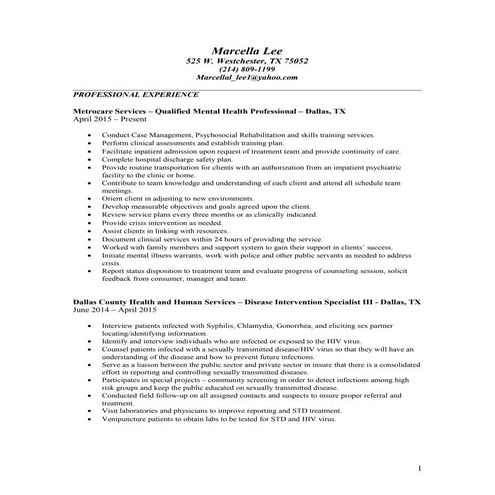 Marcella Lee presentations