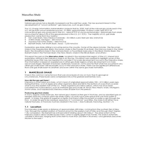 Marcellus Shale | DOC