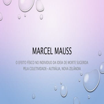 Marcel mauss | PPT