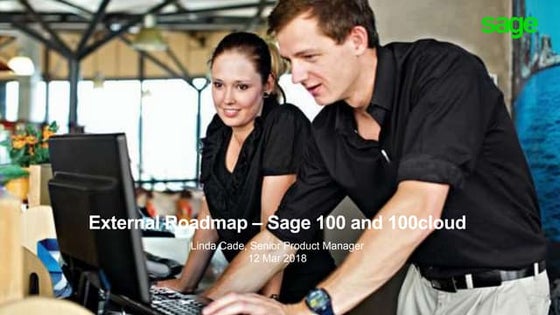 Sage 100 vs. Sage Intacct webinar slide deck | PPT