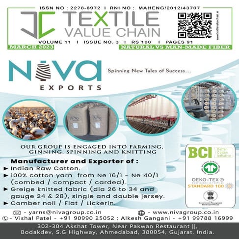 Textile Value Chain- March 2023 | PDF