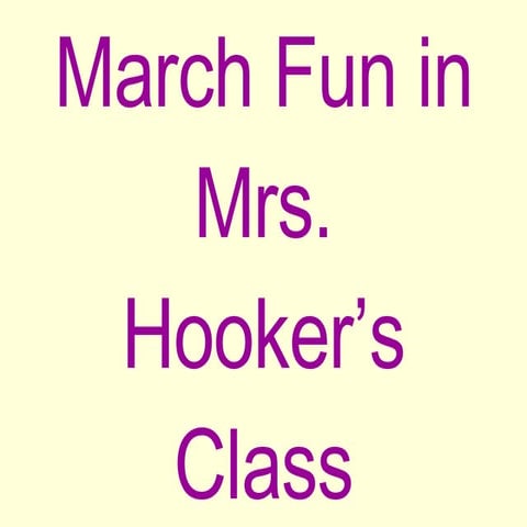 March Fun | PPT