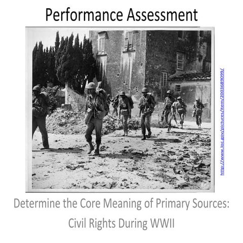 Civil Rights During WWII Performance Assessment | PPTX | Political ...