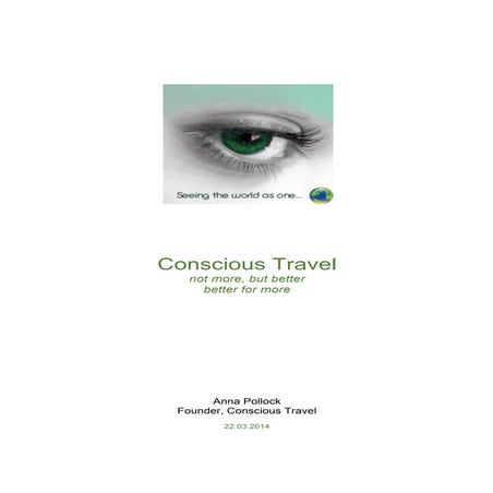 Conscious Travel - not more, but better | PDF