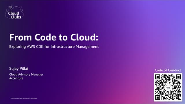Frome Code to Cloud: Exploring AWS CDK for Infrastructure Management | PPT Frome Code to Cloud: Exploring AWS CDK for Infrastructure Management | PPT