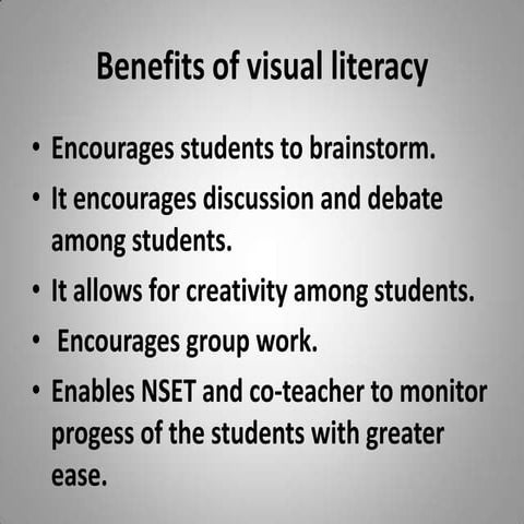 March 26th ppt visual literacy and student centered methods2(mark) | PPTX