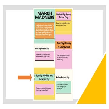 Announcements- Monday March 7, 2022 | PPTX