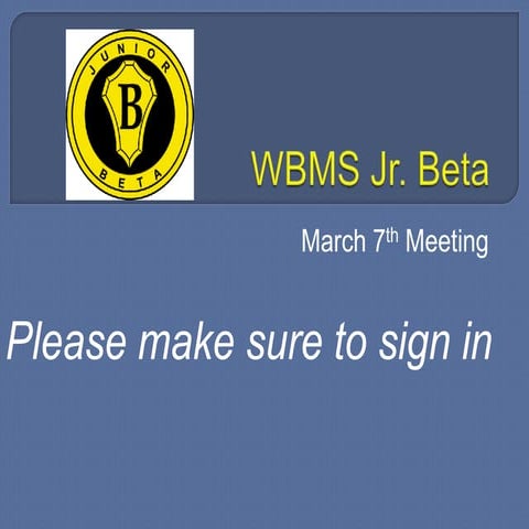 March 7th meeting | PPTX