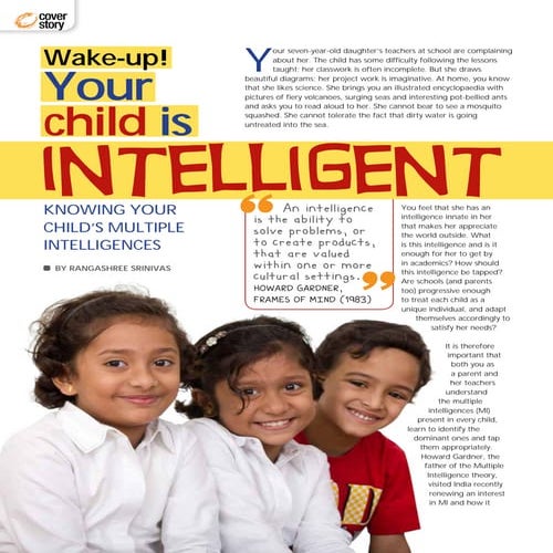 Multiple Intelligences in your child | PDF
