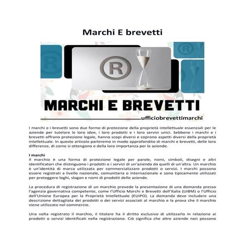 Marchi E brevetti.pdf