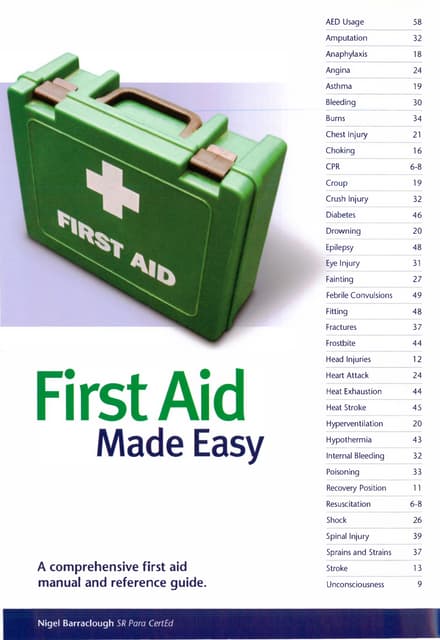 First aid assignment | PPTX
