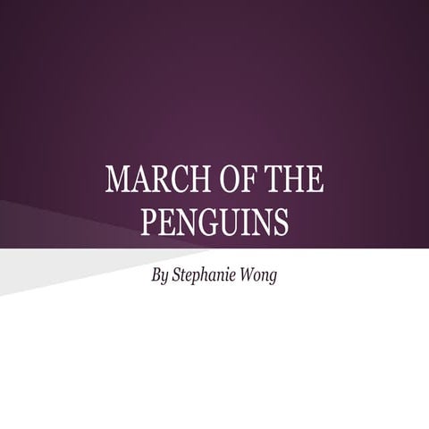 March of the penguins | PDF