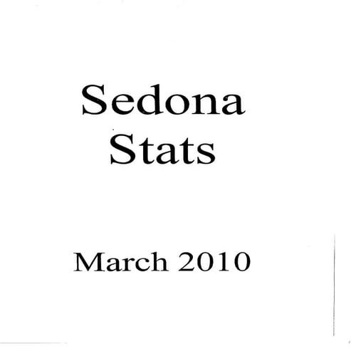 March sedona stats | DOC