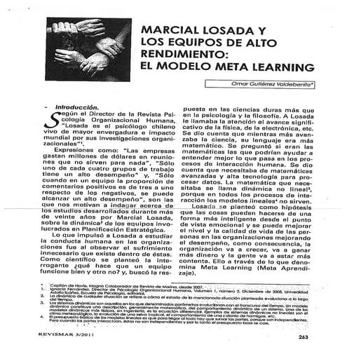 Marcial Losada y los equipos de alto rendimiento: El modelo meta ...