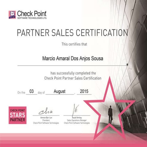 CPSC | Check Point Partner Sales Certification | PDF