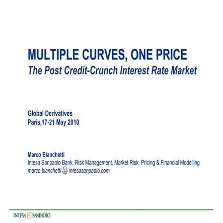Multiple Curves, One Price | PDF
