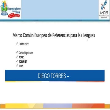 Tabla de niveles de ingles y equivalentes en los examenes oficiales ...