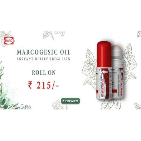 marcogesic oil roll on | PDF