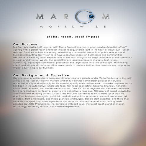 MarCom World Wide Info | PDF