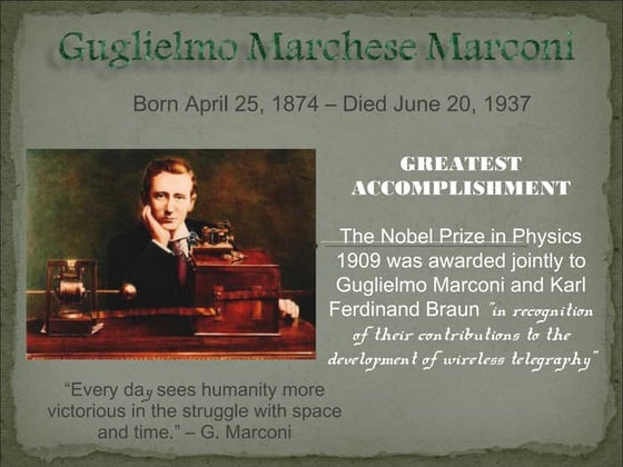 History of electromagnetic wave’s discovery | PPTX | Physics | Science