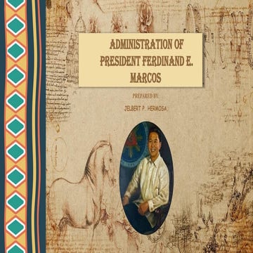 Marcos Regime in the Philippines - Martial Law | PPT