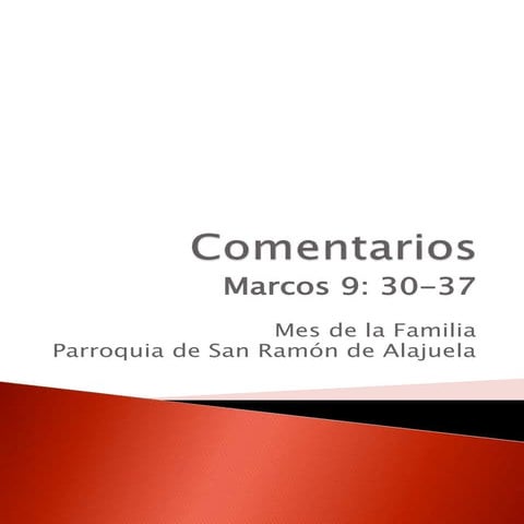 Marcos 9 | PPTX