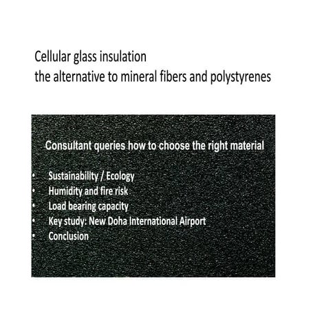 Marco Vincenz - Cellular Glass Insulation | PDF