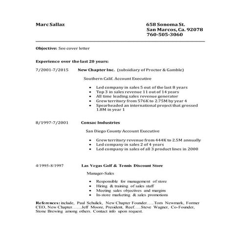 Marc sallaz resume | DOCX