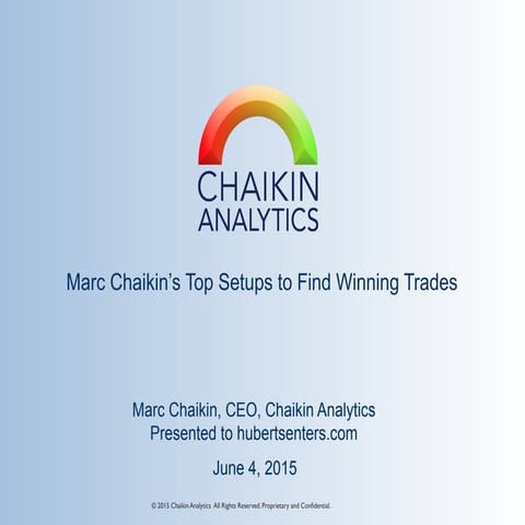 Marc Chaikin’s Top Setups to Find Winning Trades | PPT