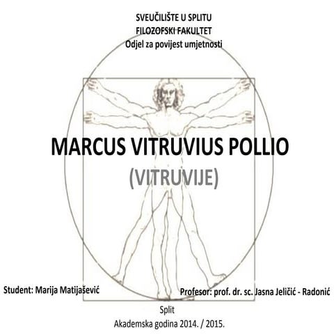 Marcus Vitruvius Pollio | PPT