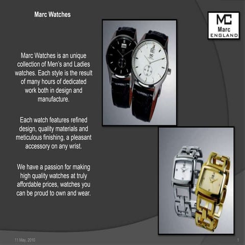 Marc Watches | PPTX