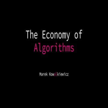 apidays Australia 2022 - The economy of algorithms, Marek Kowalkiewicz ...