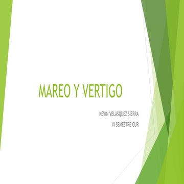 Enfoque de mareo y vertigo | PPTX