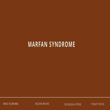 Comprehensive Diagnostic Approach to Marfan Syndrome Using Revised ...