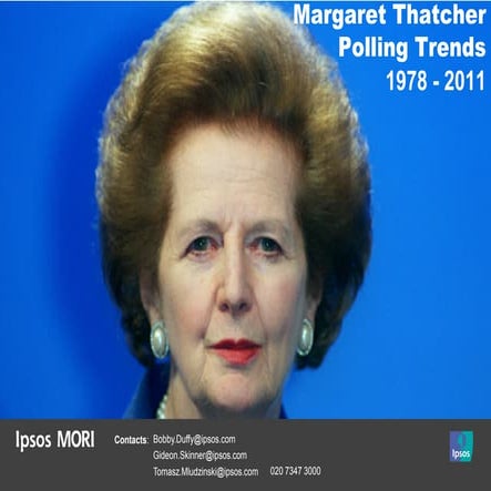 Margaret Thatcher: Poll Rating Trends | PDF