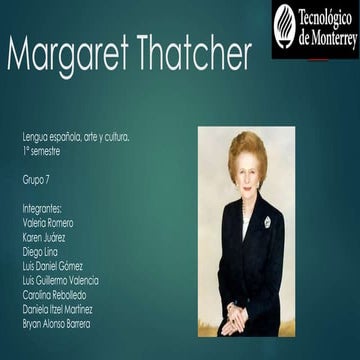 Margaret Thatcher | PPTX
