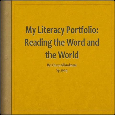 Reading Portfolio | PPT