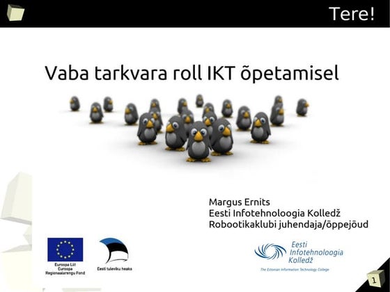Vaba tarkvara Keskkonnaministeeriumis (Meelis Merilo) | PPT