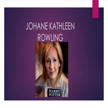 J.K.Rowling | PPTX