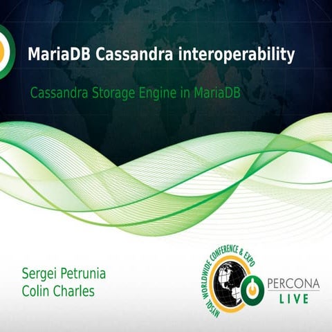 Maria Db Cassandra Interoperability Cassandra Storage Engine In Maria