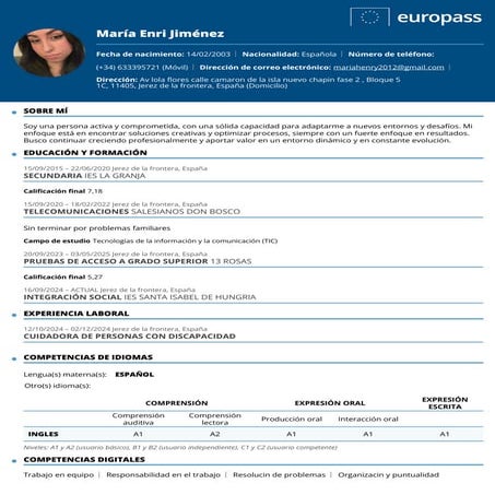 pdf.Curriculum vitae..Maria Enri Jimenez | PDF
