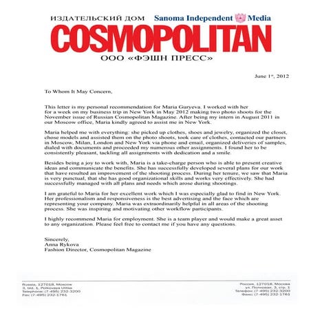 Recommendation from Cosmopolitan | PDF