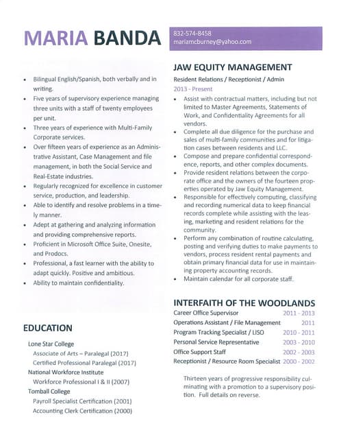 Maria Banda presentations