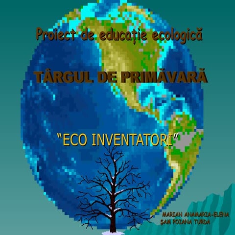 Marian Anamaria Elena Turda Proiect Educatie Ecologica | PPT