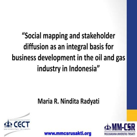 Presentation on social mapping | PPTX