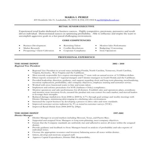 Maria Perez Resume | DOC